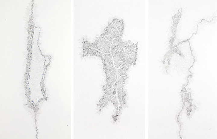 Watershed Topography Drawings – Ellie Irons